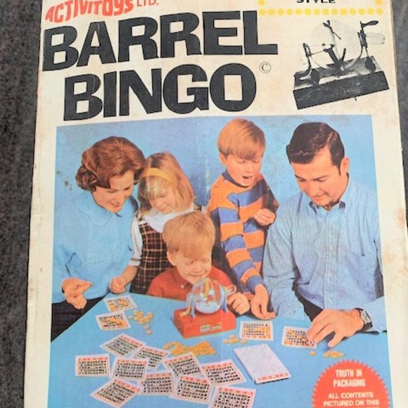 Toys | Vintage Barrel Bingo Game | Poshmark